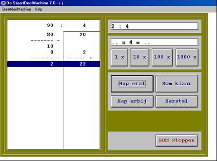 Evalueren van onderricht in leren rekenen: staartdelen