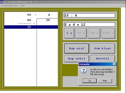 Evalueren van onderricht in leren rekenen: staartdelen